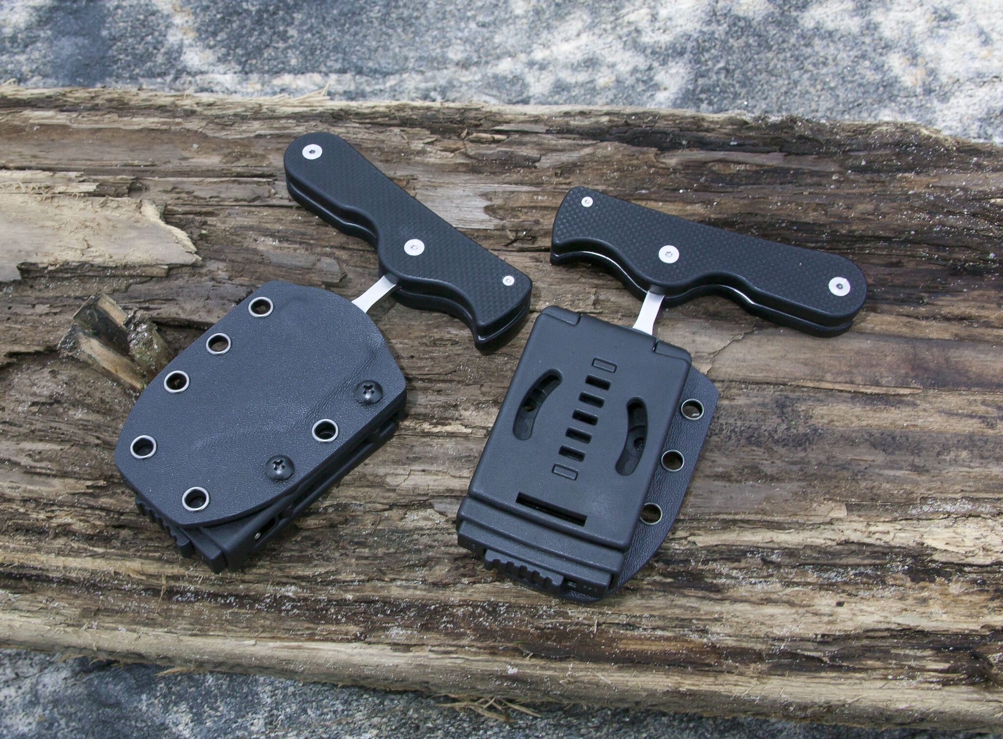 Transformer Knife. Push Dagger to Folding Knife